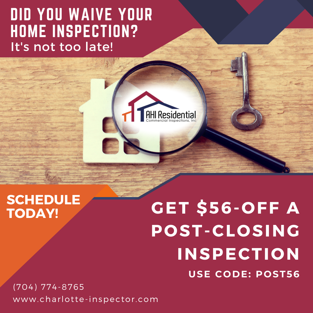 Post Closing Home Inspection Promo | Charlotte NC